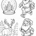 Christmas, Printable Coloring Pages, PNG, Digital Prints, Coloring for ...
