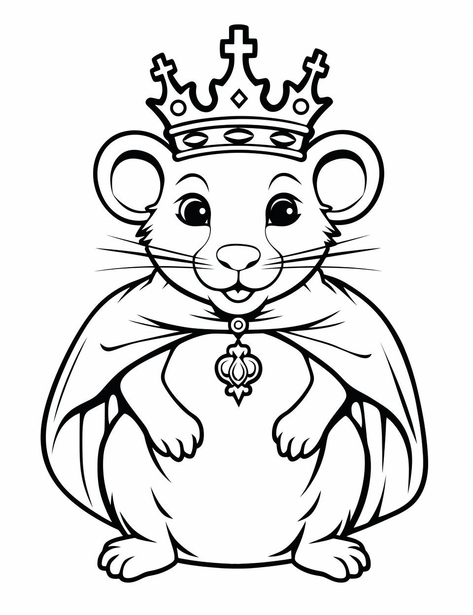 Mouse King, Nutcracker, Christmas Coloring, Printable Coloring Page ...