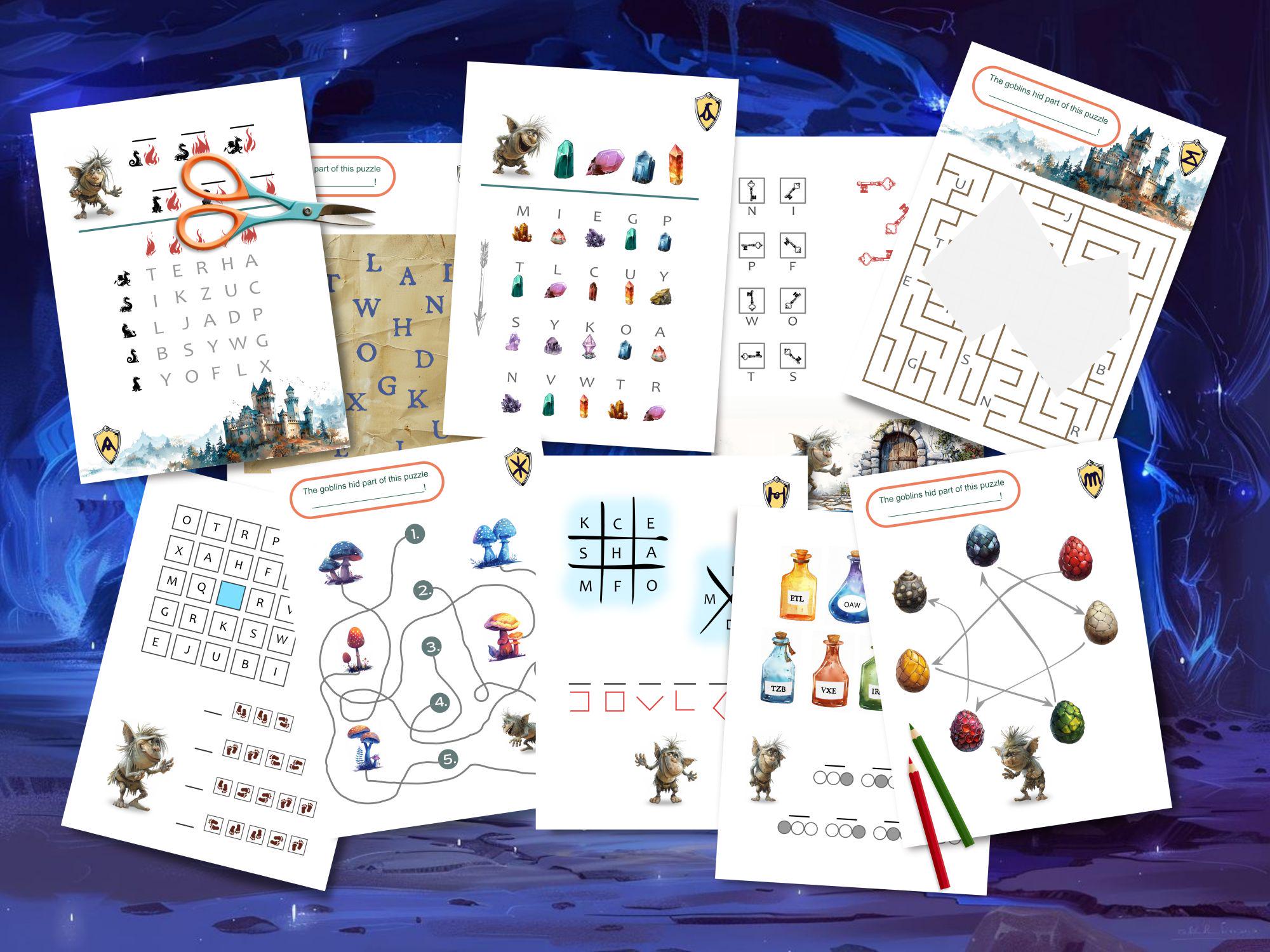 Printable Escape Room, Game for Kids, Escape Room Kit, Birthday Party ...