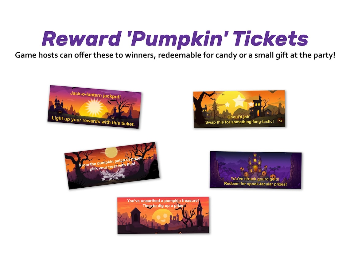 Printable Halloween Bingo Game: Family & Classroom Fun (PDF) - Etsy