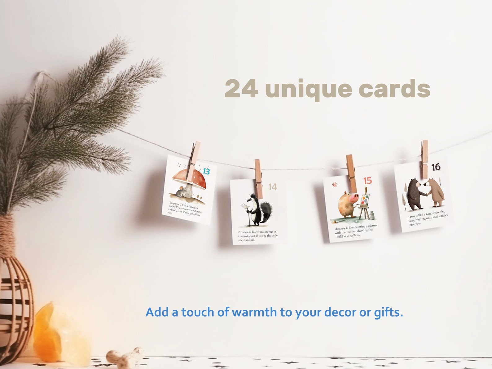Printable Advent Calendar Cards Christmas Countdown Brainy Quotes ...