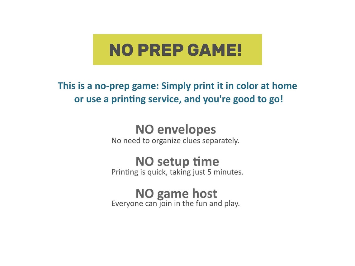 Printable Escape Room Game, DIY Escape Kit, Birthday Party Game ...