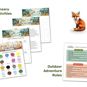 Nature Scavenger Hunt for Kids, Printable Game Pack, Outdoor Activities ...