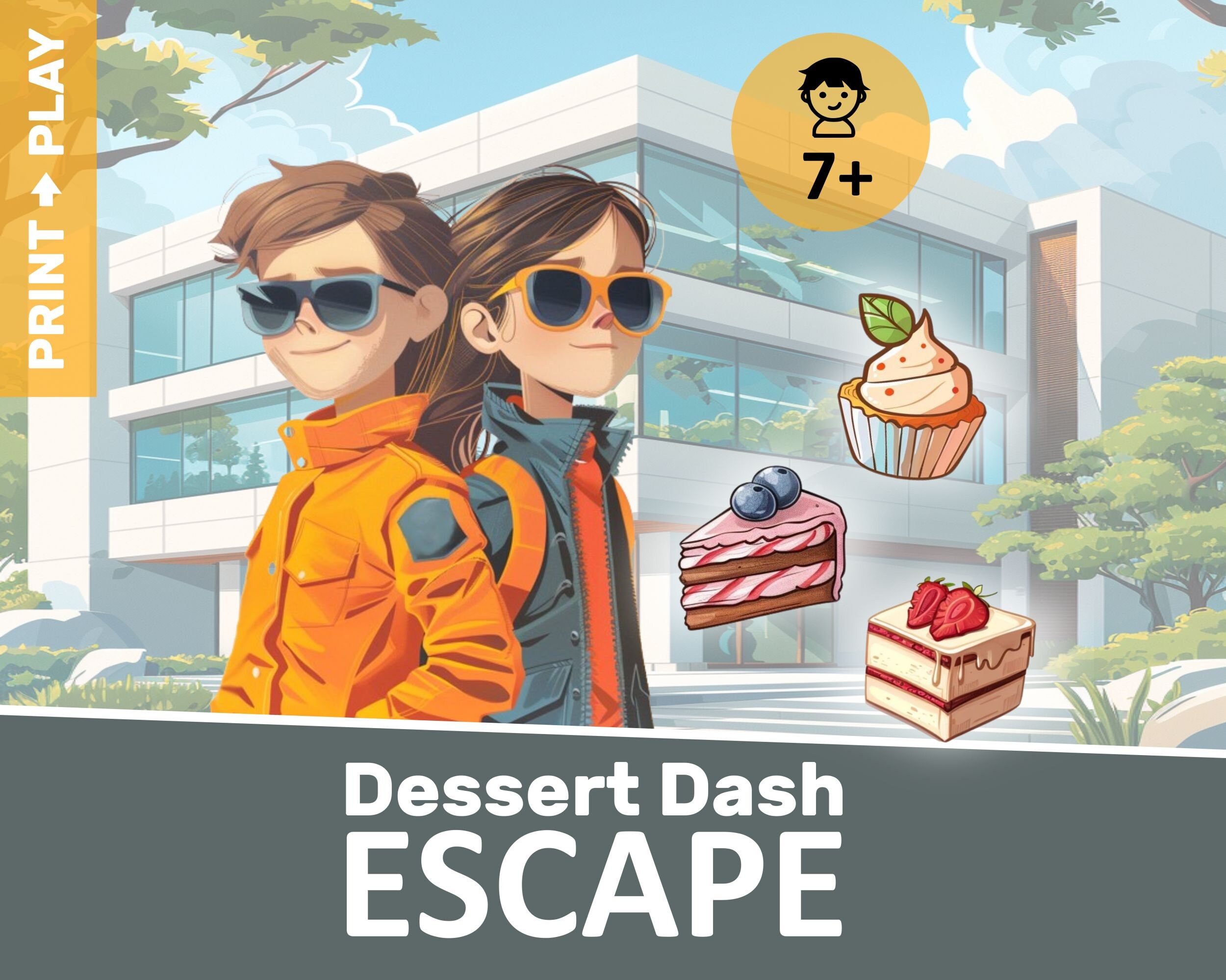 Printable Escape Room for Kids, Secret Agent Theme, Escape Kit, Party ...