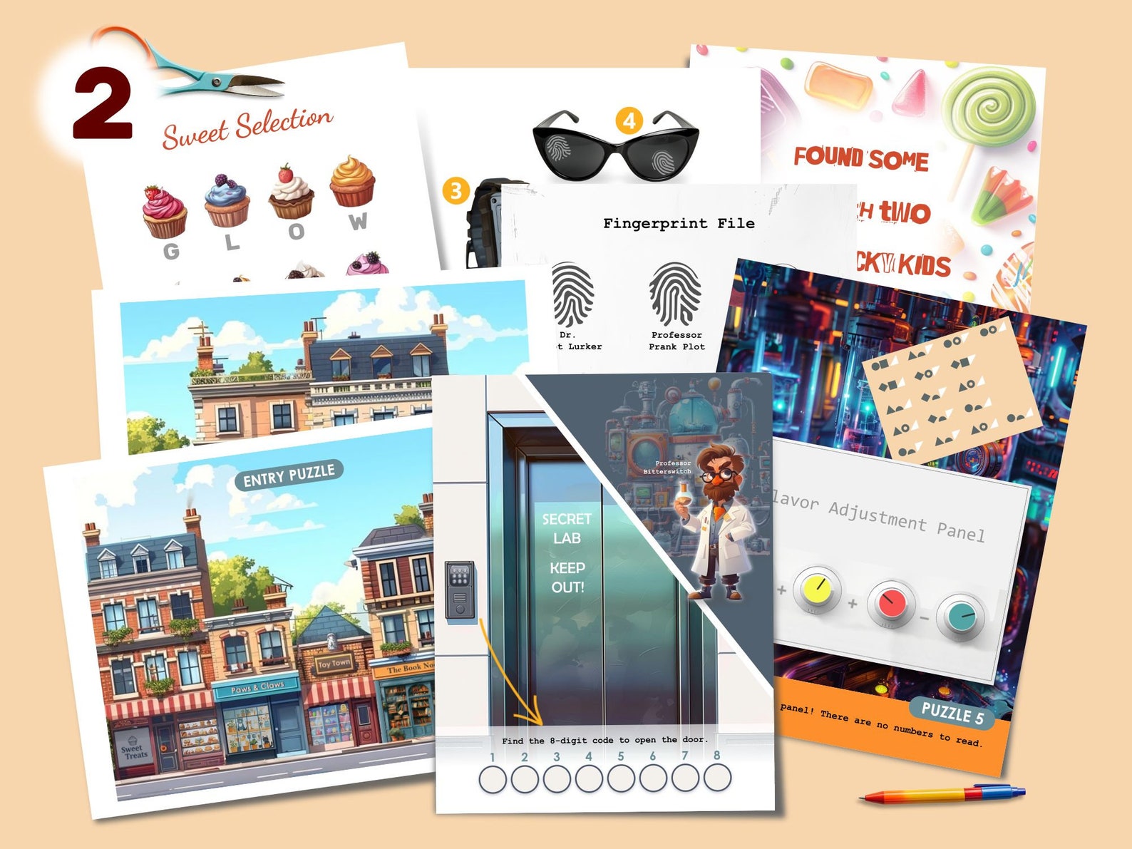 Printable Escape Room for Kids: 3-game Bundle, Escape Kit, Party Game ...