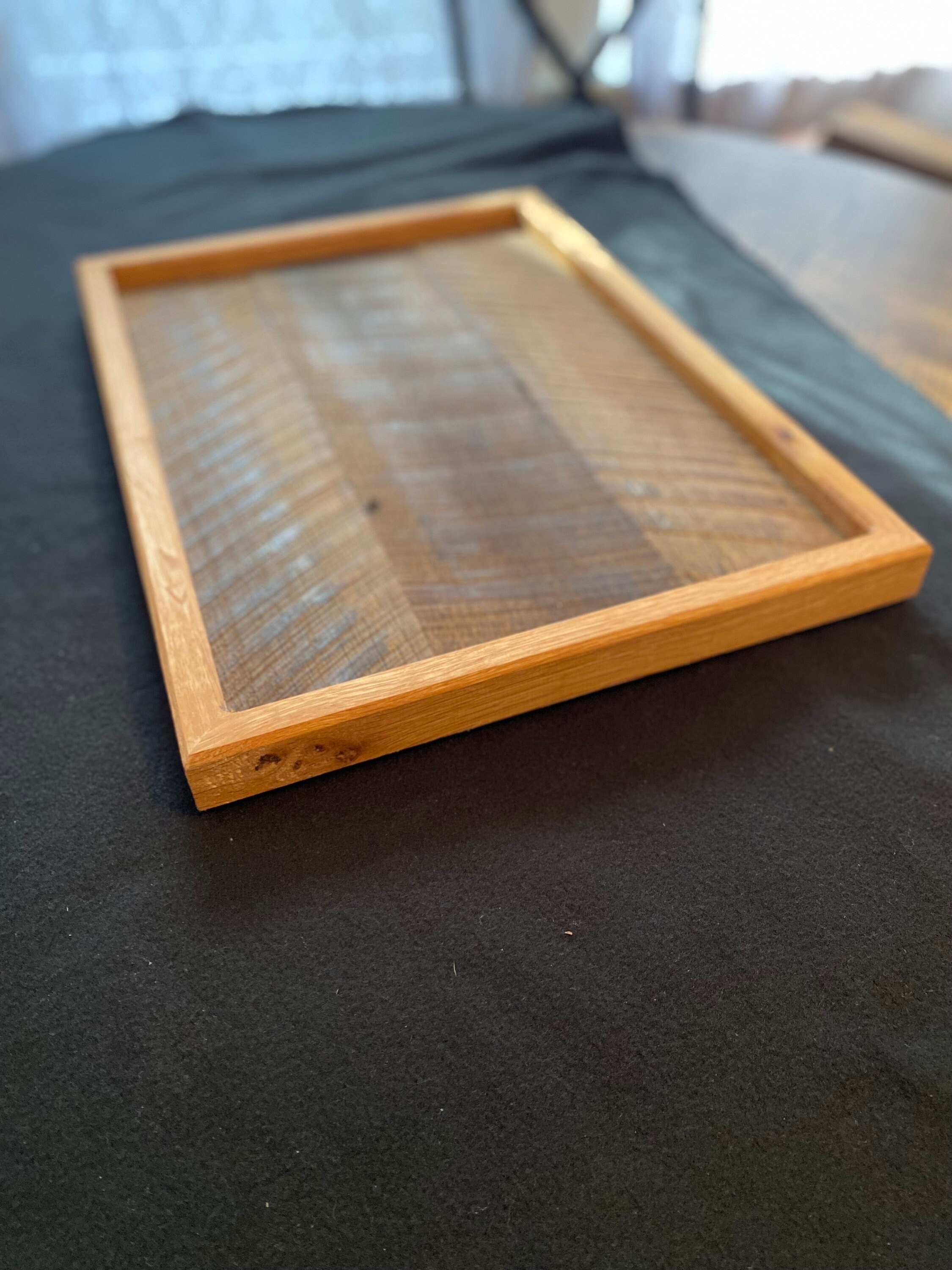 Reclaimed Oak Tray / Ottoman Tray / Coffee Table Tray - Etsy