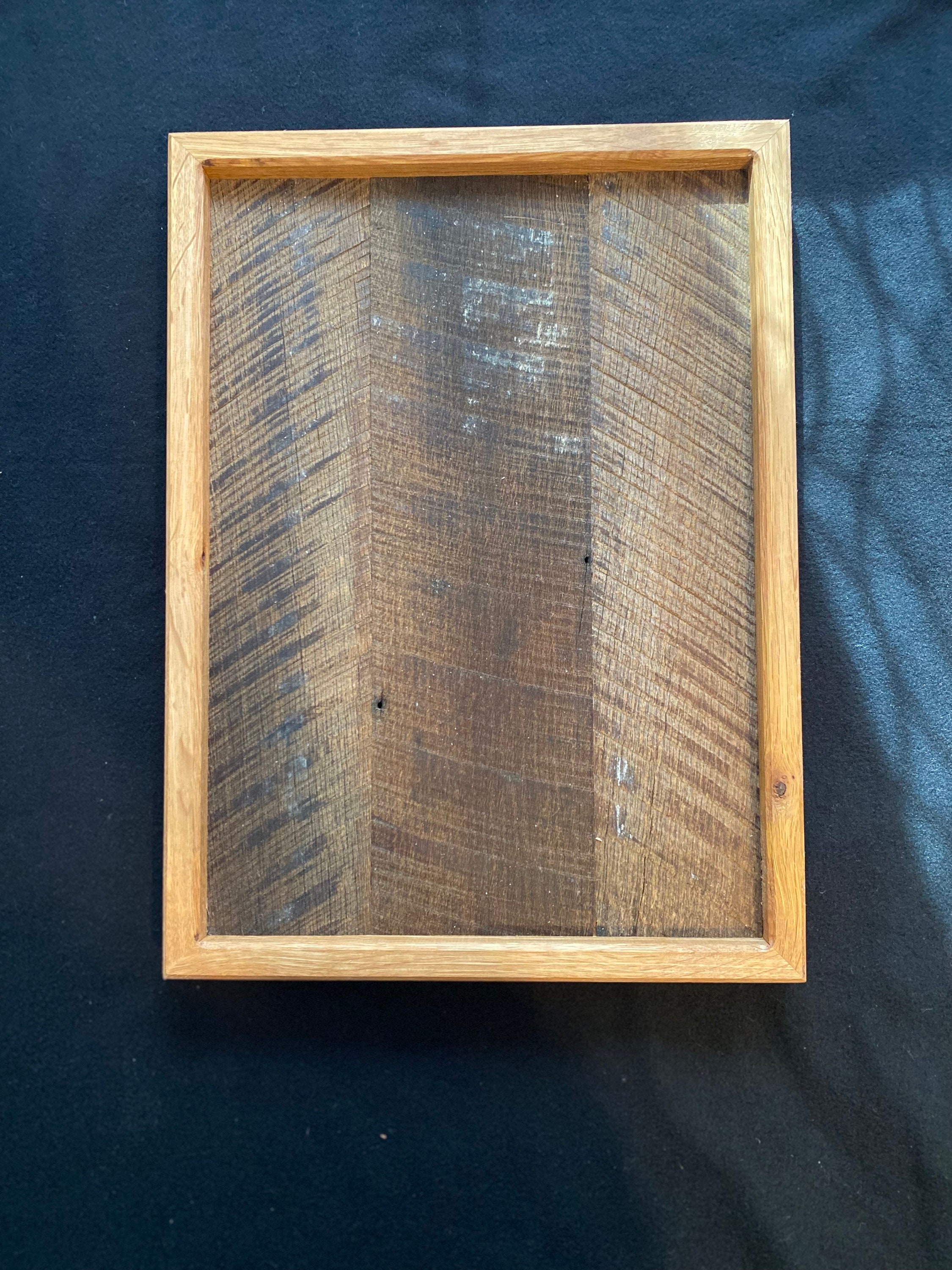Reclaimed Oak Tray / Ottoman Tray / Coffee Table Tray - Etsy