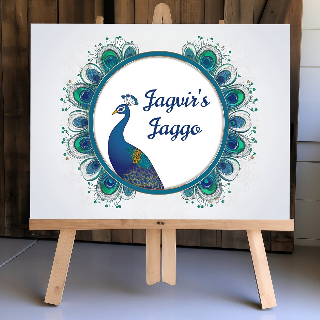 Wedding Sign Jaggo Indian Marriage Sign Dance Ceremony - Etsy