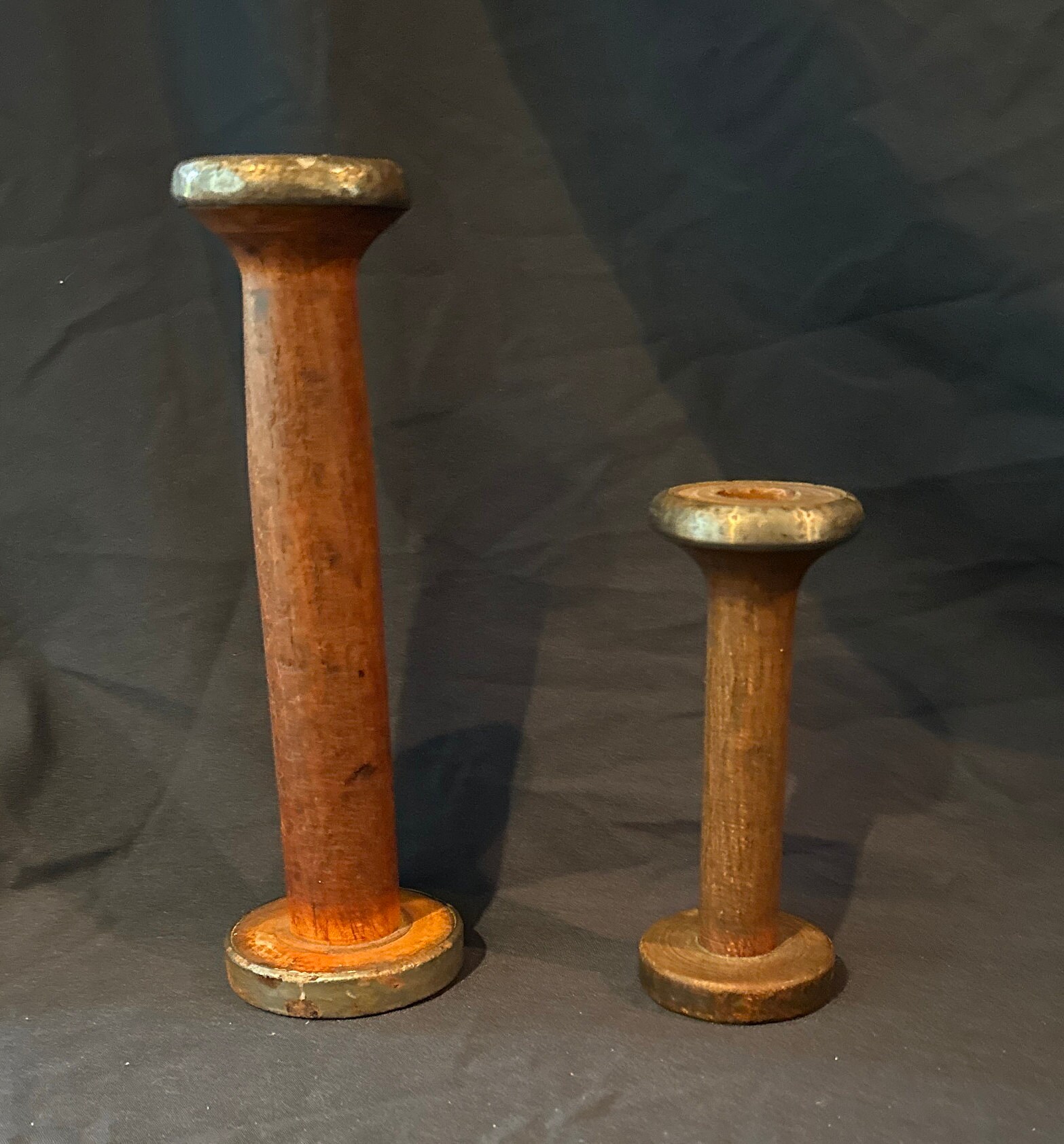 Antique Wooden Bobbin Spindles - Etsy