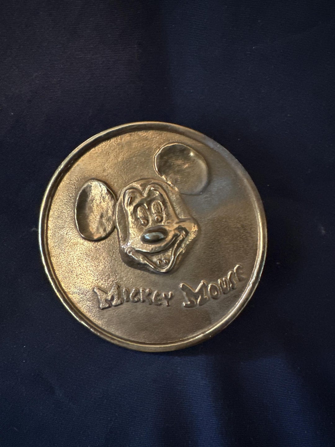 Vintage Baron Brass Mickey Mouse Belt Buckle - Etsy