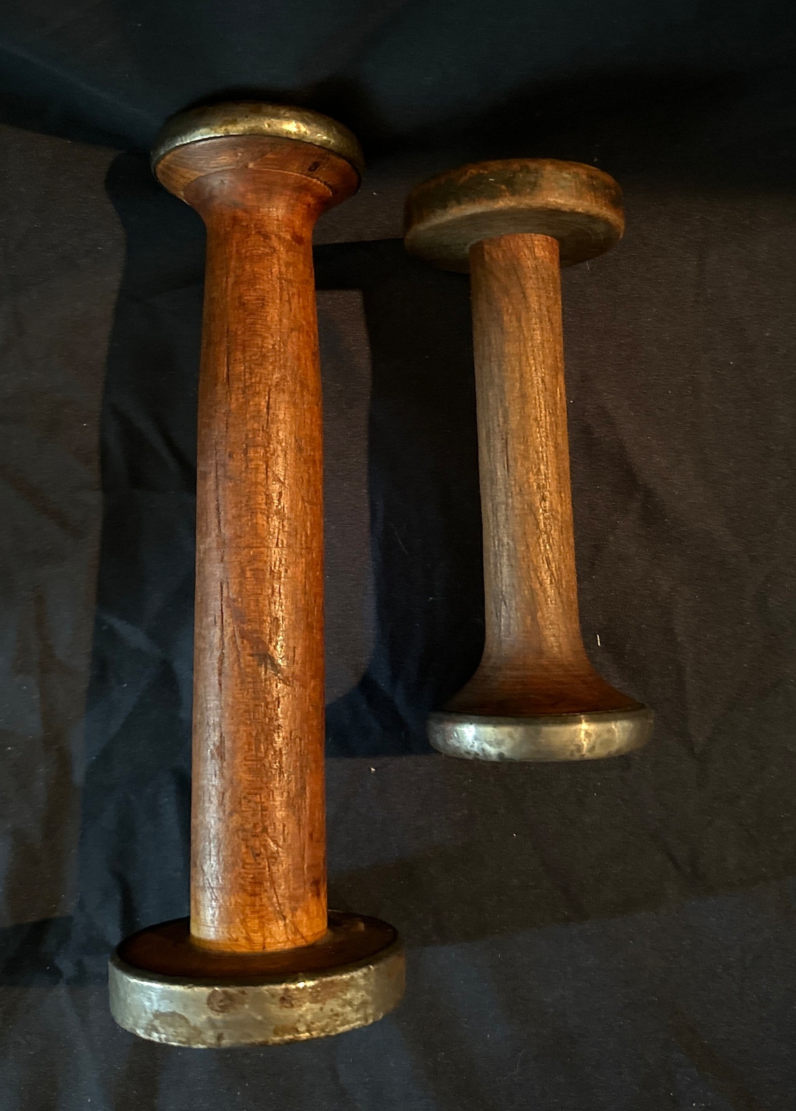 Antique Wooden Bobbin Spindles - Etsy