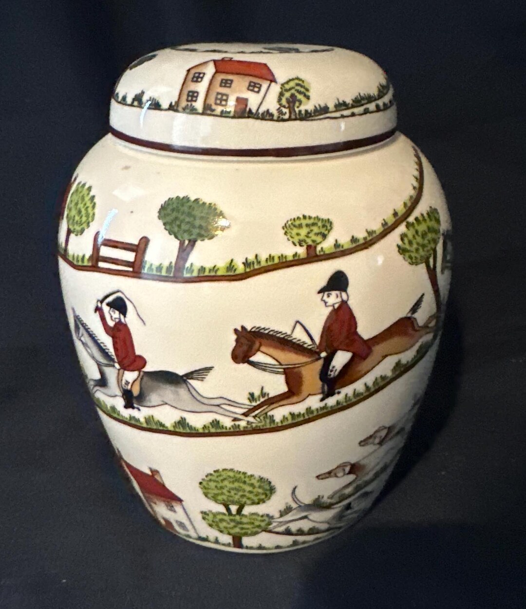 Crown Staffordshire Med Ginger Jar With Lid - Etsy