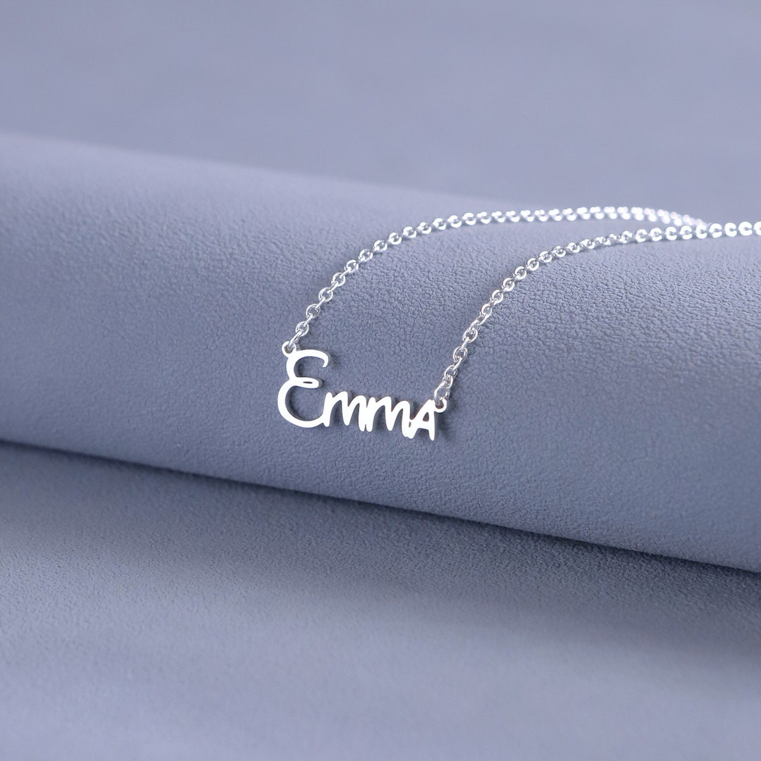 Kids Name Necklace, Custom Baby Name Necklace, Personalized Necklace ...