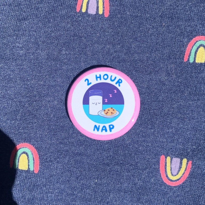 Two Hour Nap - Summer Camp Merit Badge - 1.25" Pinback Button - Etsy