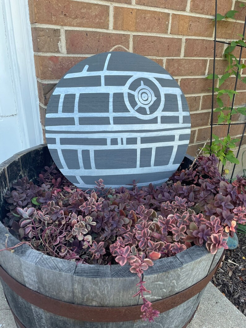Star Wars Death Star Door Sign/ Home Decor - Etsy