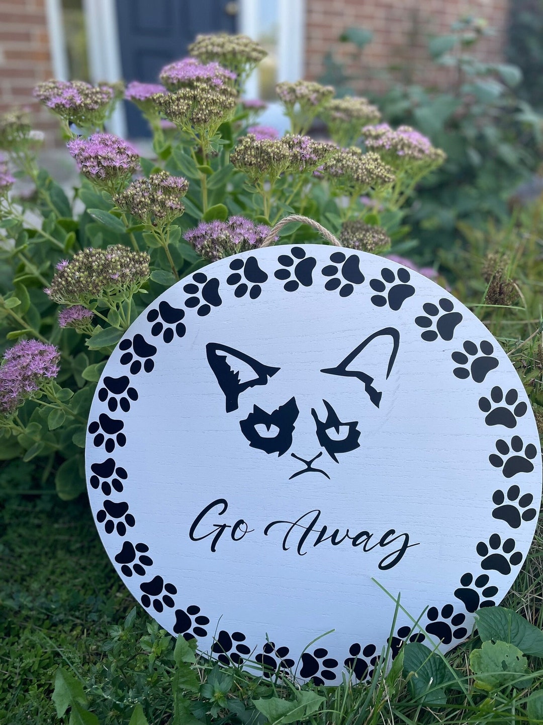 Grumpy Cat Go Away Door Sign/ Home Decor - Etsy