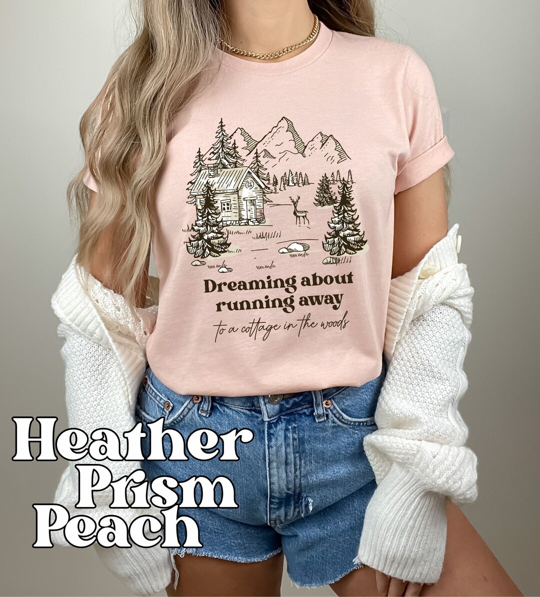 Cottagecore Shirt Cottage Core T-shirt Hiking Shirt Loner - Etsy