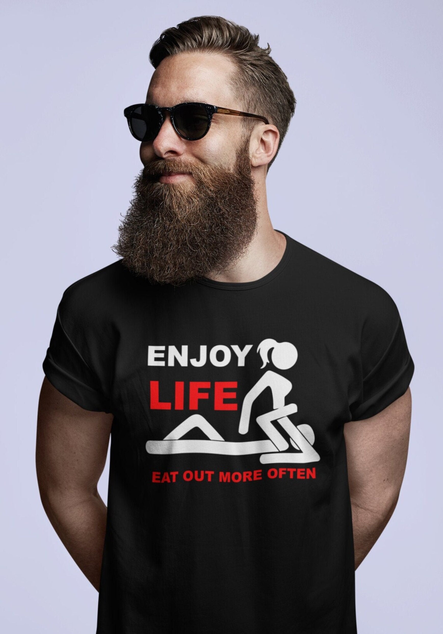 Enjoy Life Eat Out More Often T-shirt Funny Inappropriate - Etsy