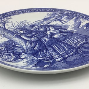 Spode the Blue Room Collection Christmas Plate 2 Vintage Victorian ...
