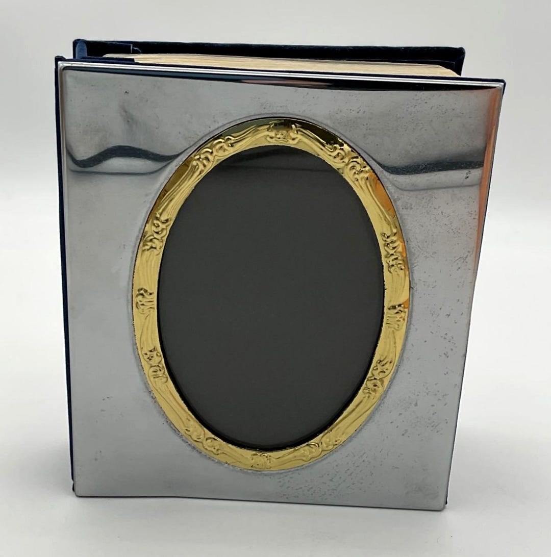 Vintage International Silver Co Photo Album With Silver & Brass Cover ...
