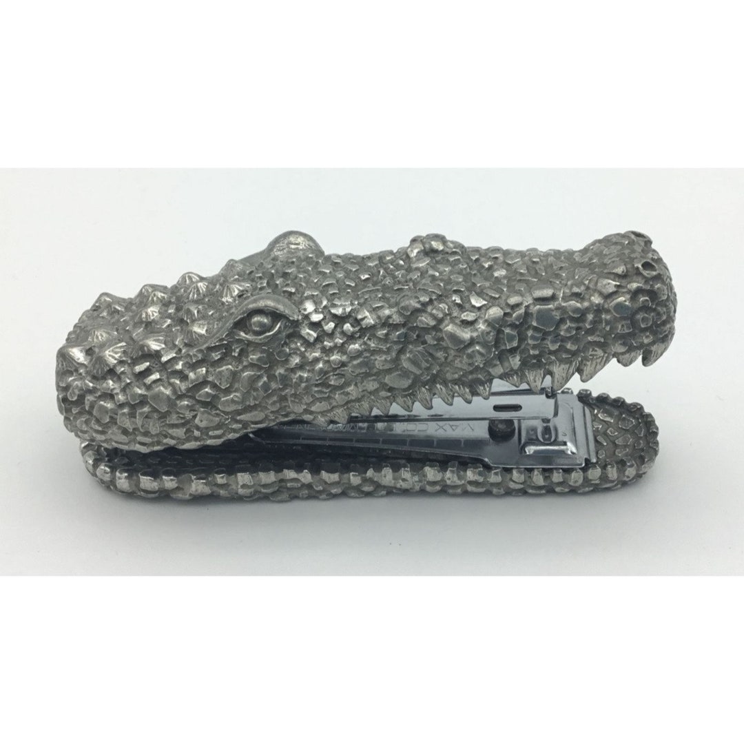 Royal Selangor Pewter Alligator/crocodile Stapler Figurine VTG ...