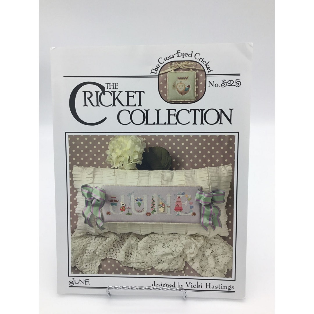 The Cross-eyed Cricket the Cricket Collection 325 JUNE Cross Stitch ...
