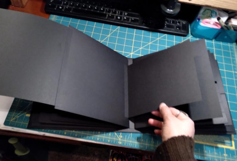 Handmade Cardstock Junk Journal, Scrapbook Album (8.5x8 Inch) - Etsy