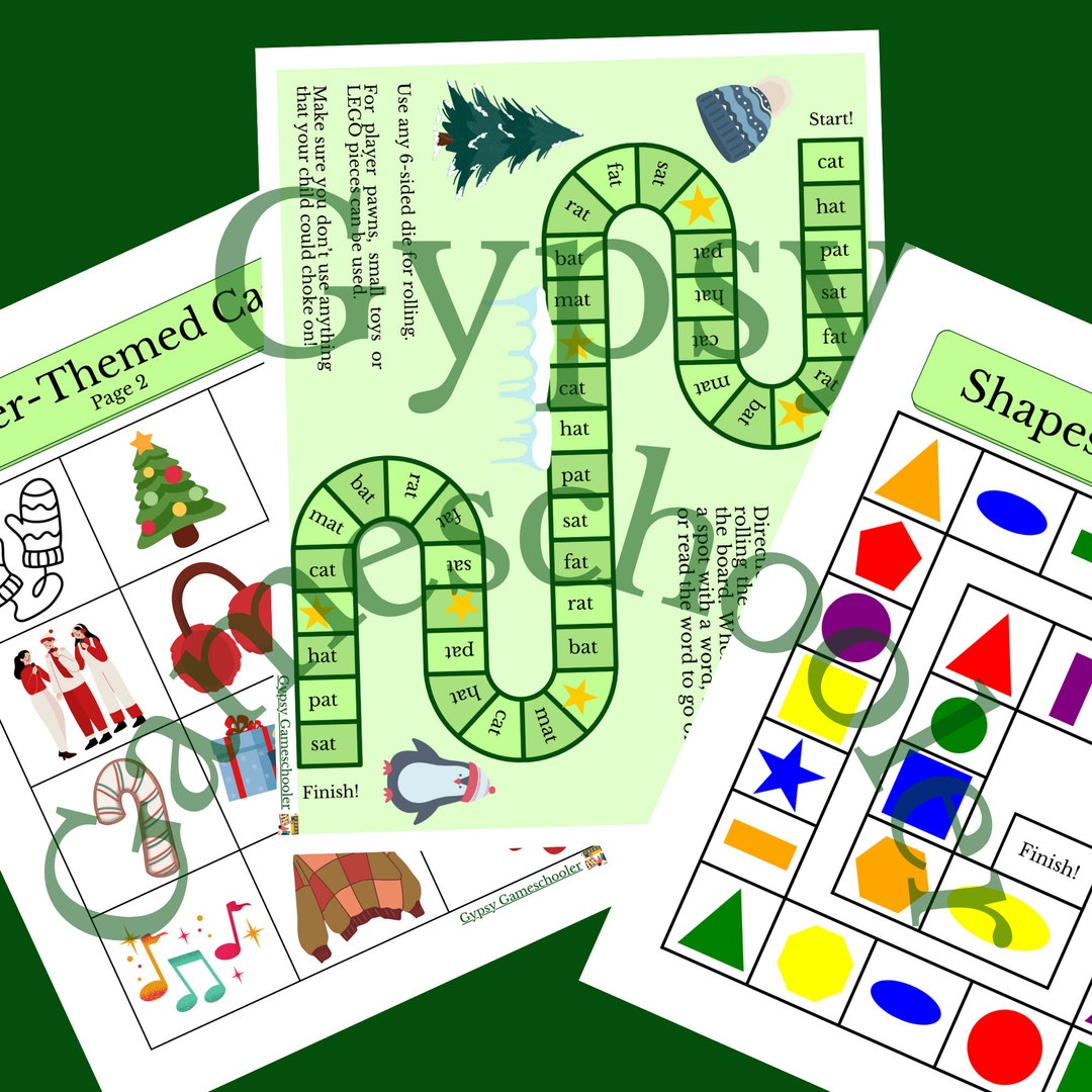 Preschool Winter Games Bundle Etsy preschool-winter-games-bundle-etsy