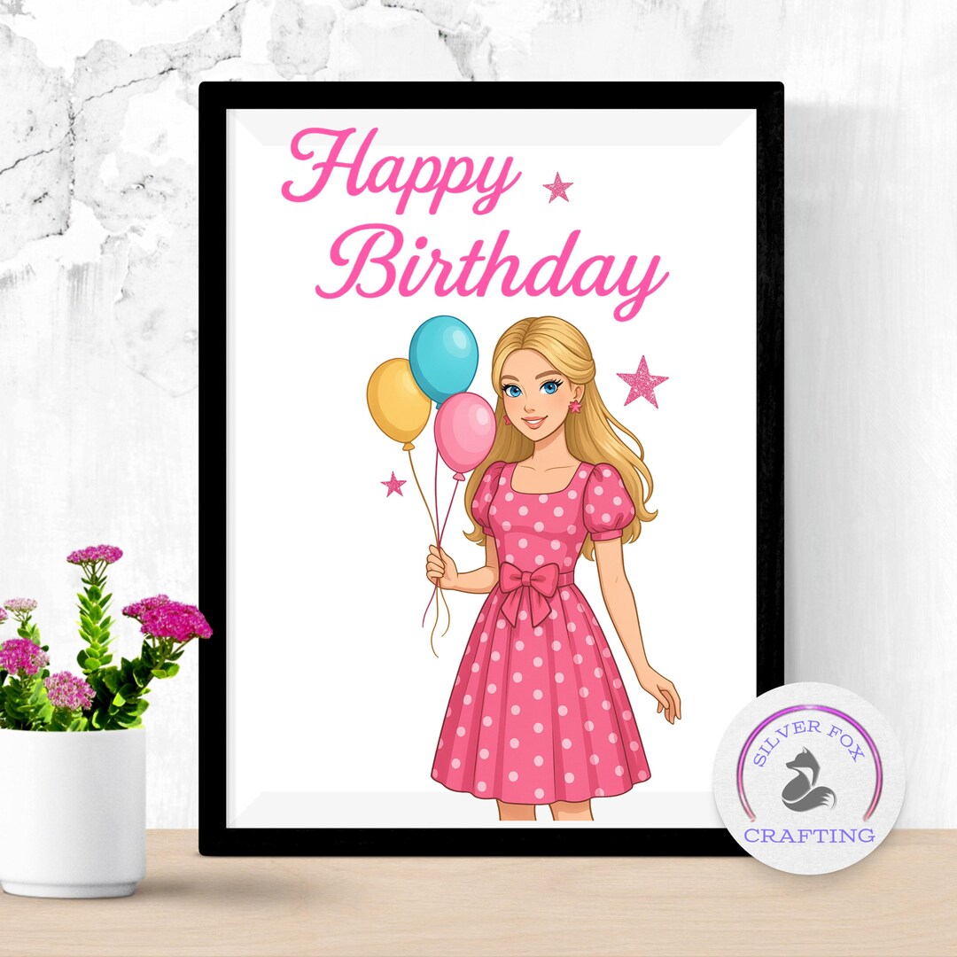 Birthday Girl Young Barb-party, Clipart, Birthday Girl is Ready for ...