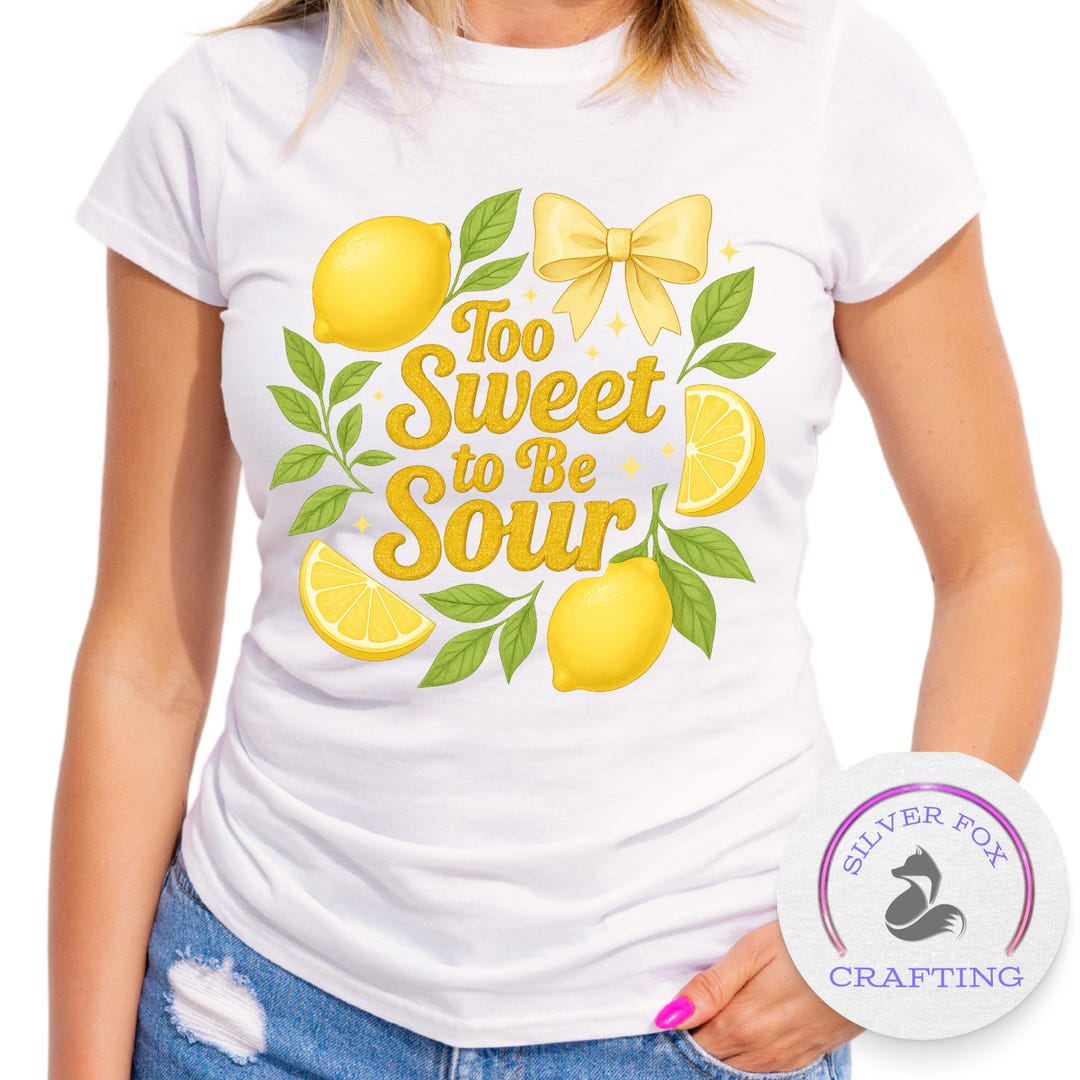 Lemon-too Sweet to Be Sour Unisex T-shirt, Cute Lemon Tee, Summer ...
