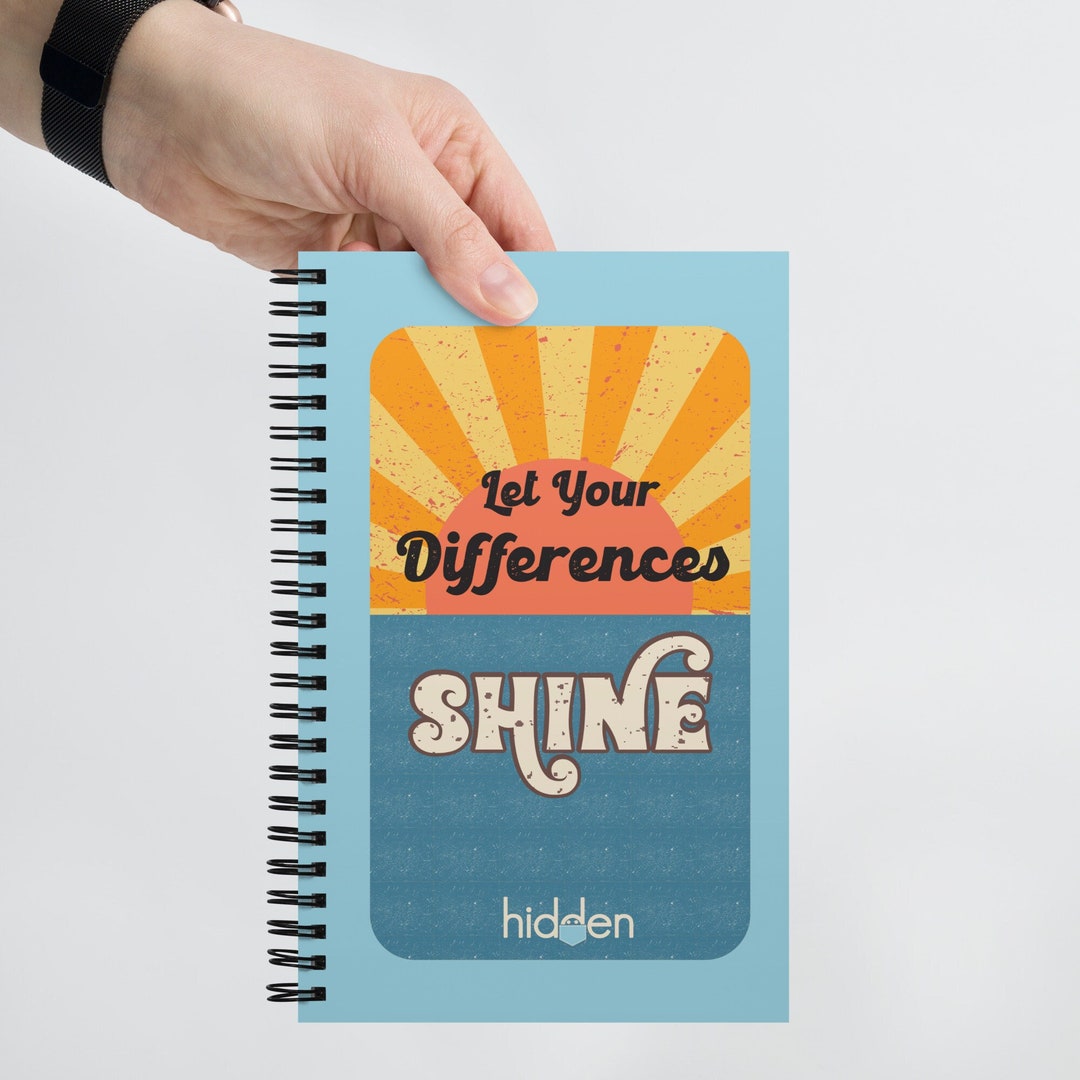 Dotted Teen Journal, Let Your Differences Shine, Motivational Notebook ...