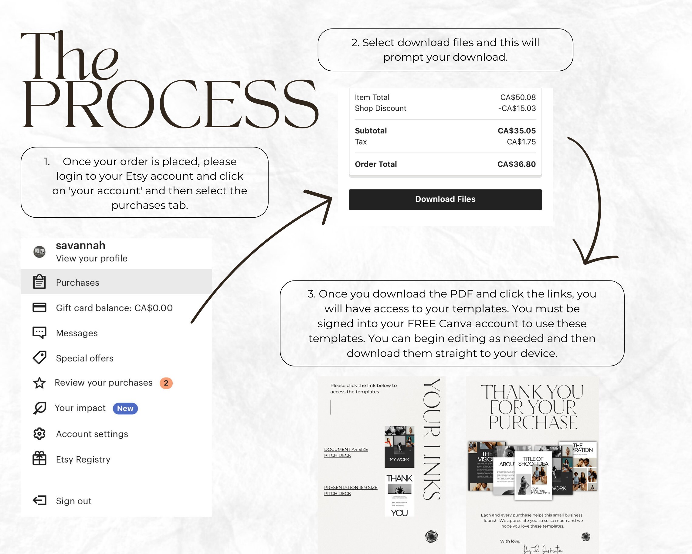 Pitch Deck Template for Photographers | Modern + Clean Pitch Deck ...