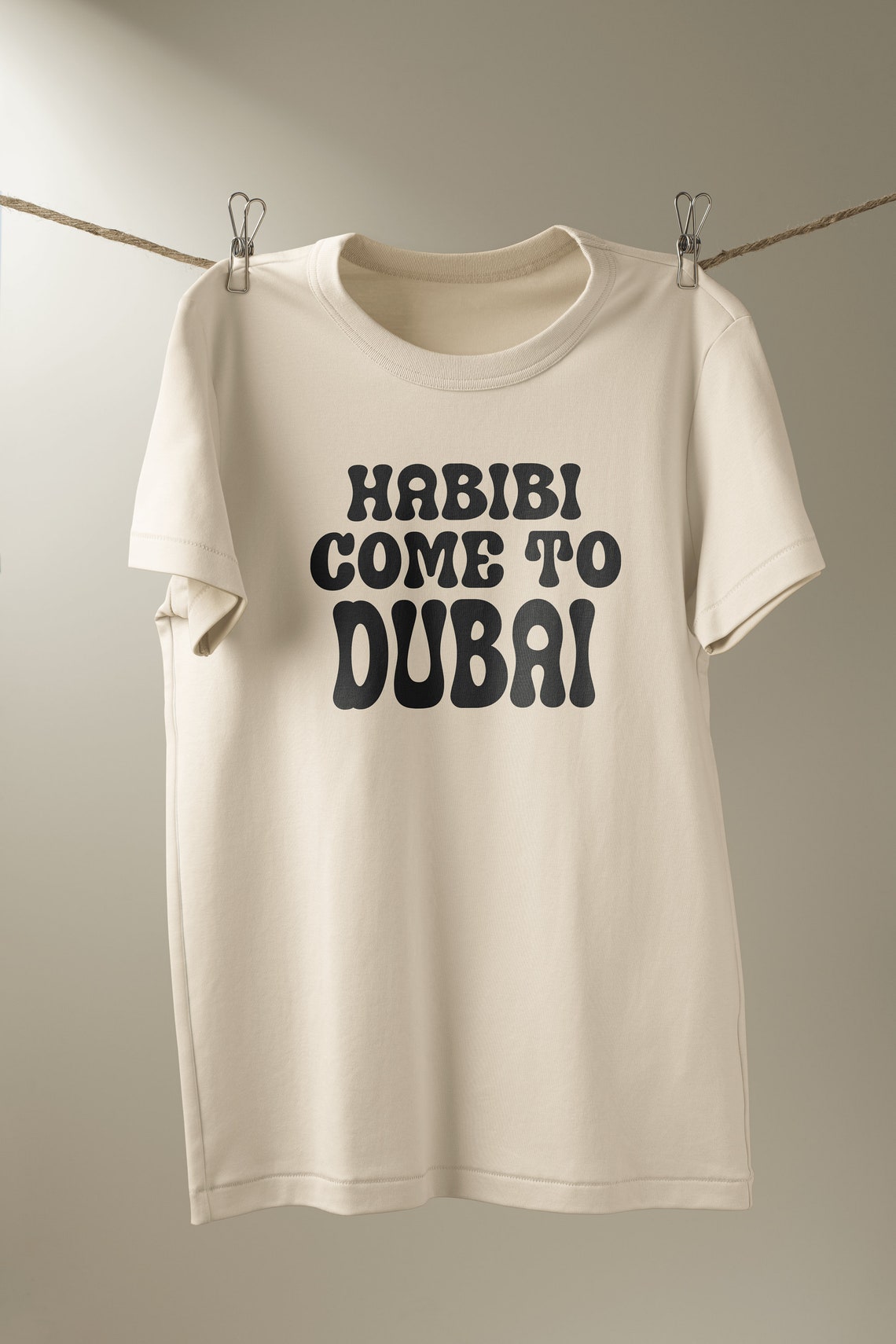 Habibi Come to Dubai Stylish Black Digital Shirt Design - Etsy
