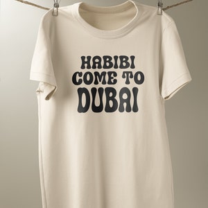 Habibi Come to Dubai Stylish Black Digital Shirt Design - Etsy