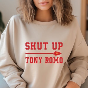 Shut up Tony Romo Svg, Kelce Png - Etsy