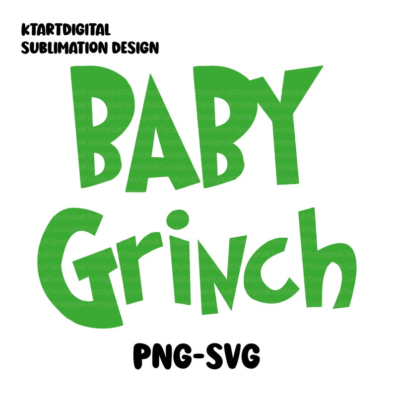 Baby Grinch SVG File Download for Christmas Cricut & Silhouette ...