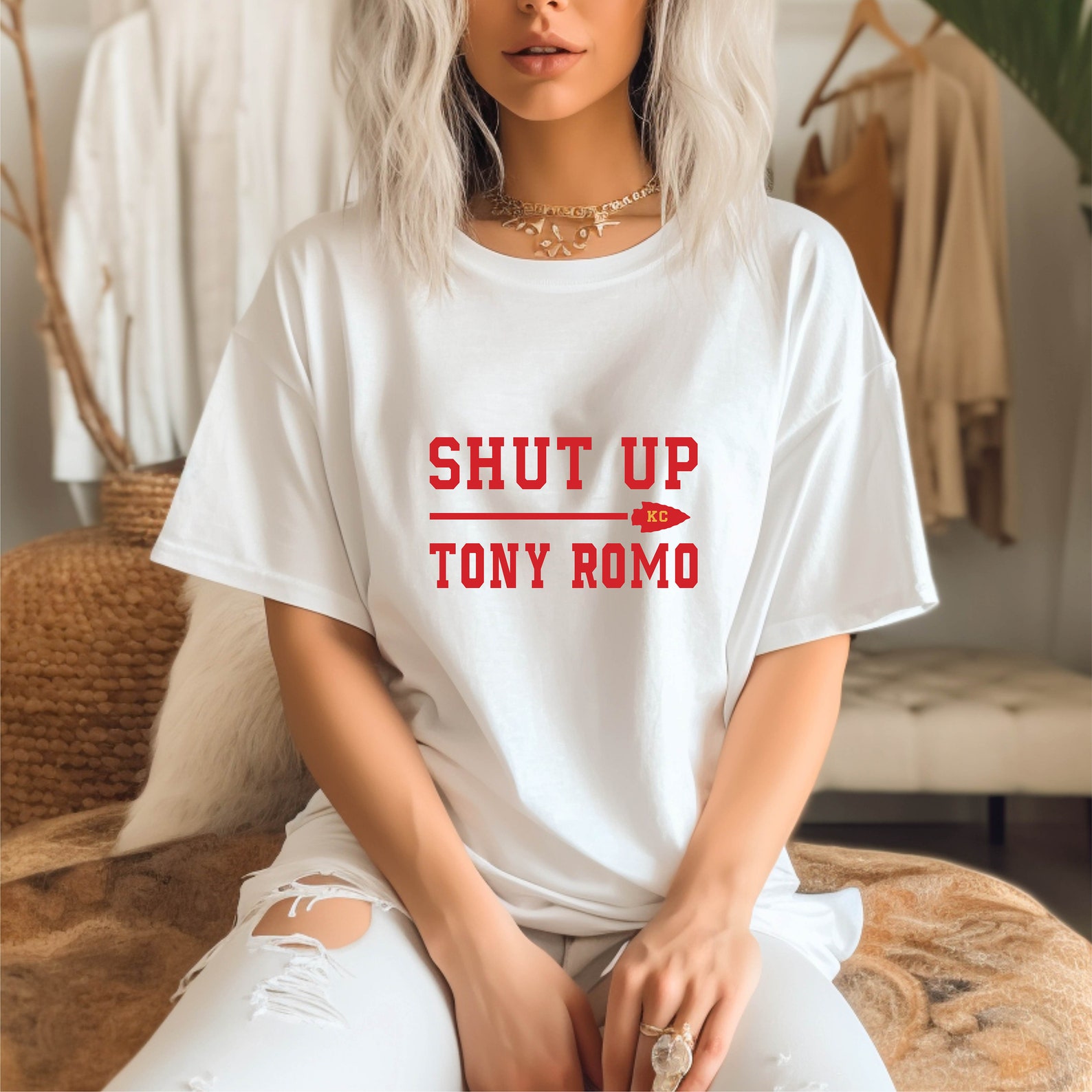 Shut up Tony Romo Svg, Kelce Png - Etsy