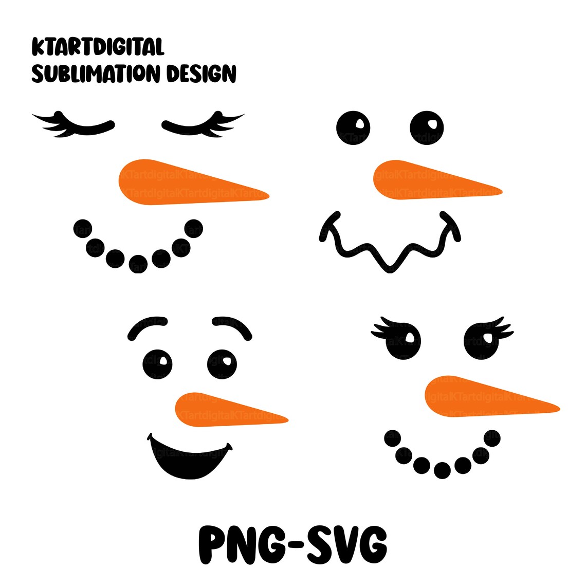 Snowman Faces Svg Snowman Clipart Christmas Svg Snowman Cut File ...