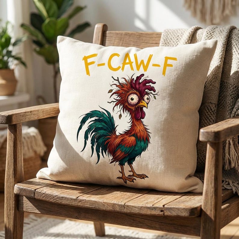 Funny Screaming Chicken PNG, F-caw-f Meme Graphic (digital Download) - Etsy