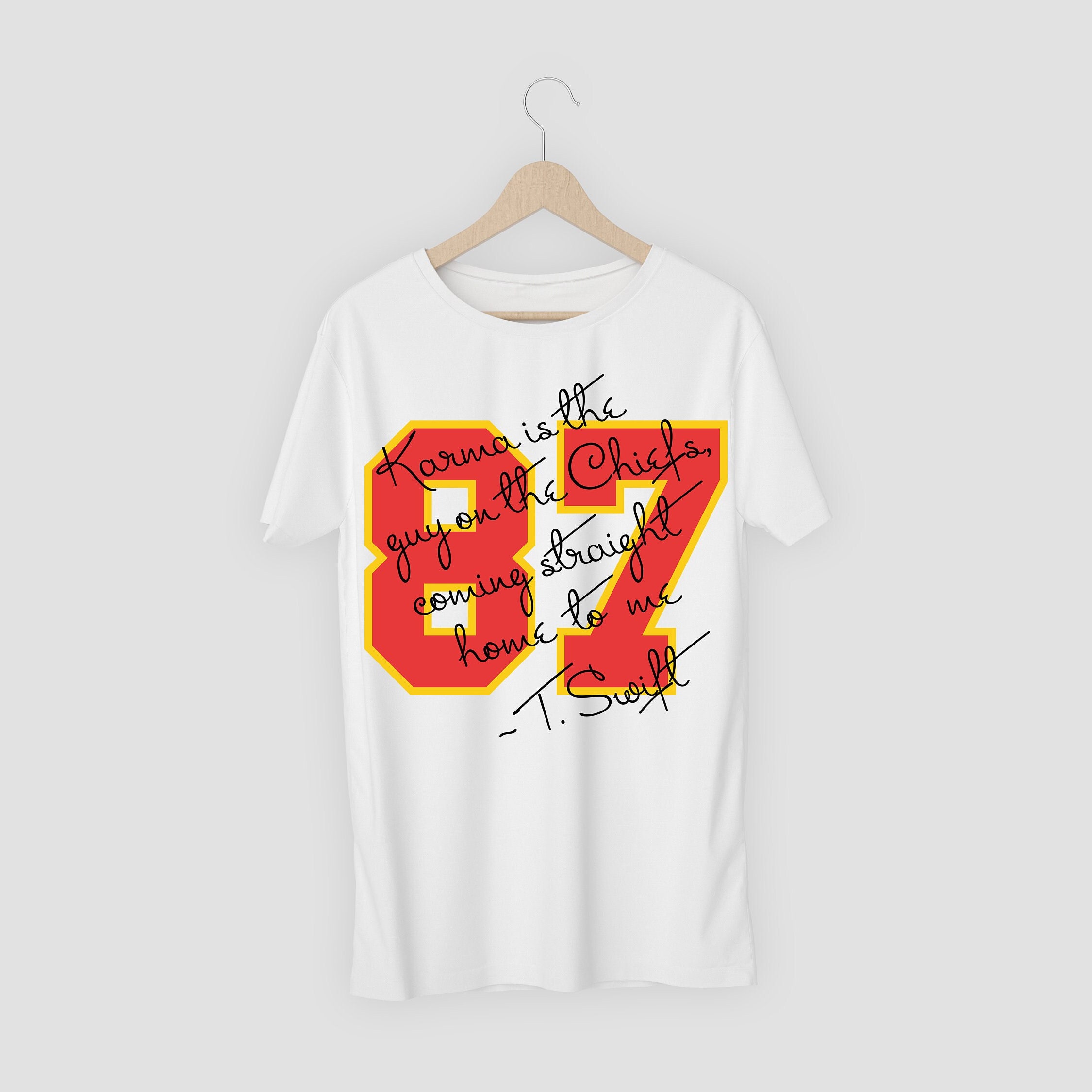 Karma Chiefs Jersey 87 Svg , Jersey 87 Karma Chiefs, Swiftie Fan Art ...
