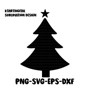 Christmas Tree Svg Bundle, Festive Holiday Clipart for Cricut and ...