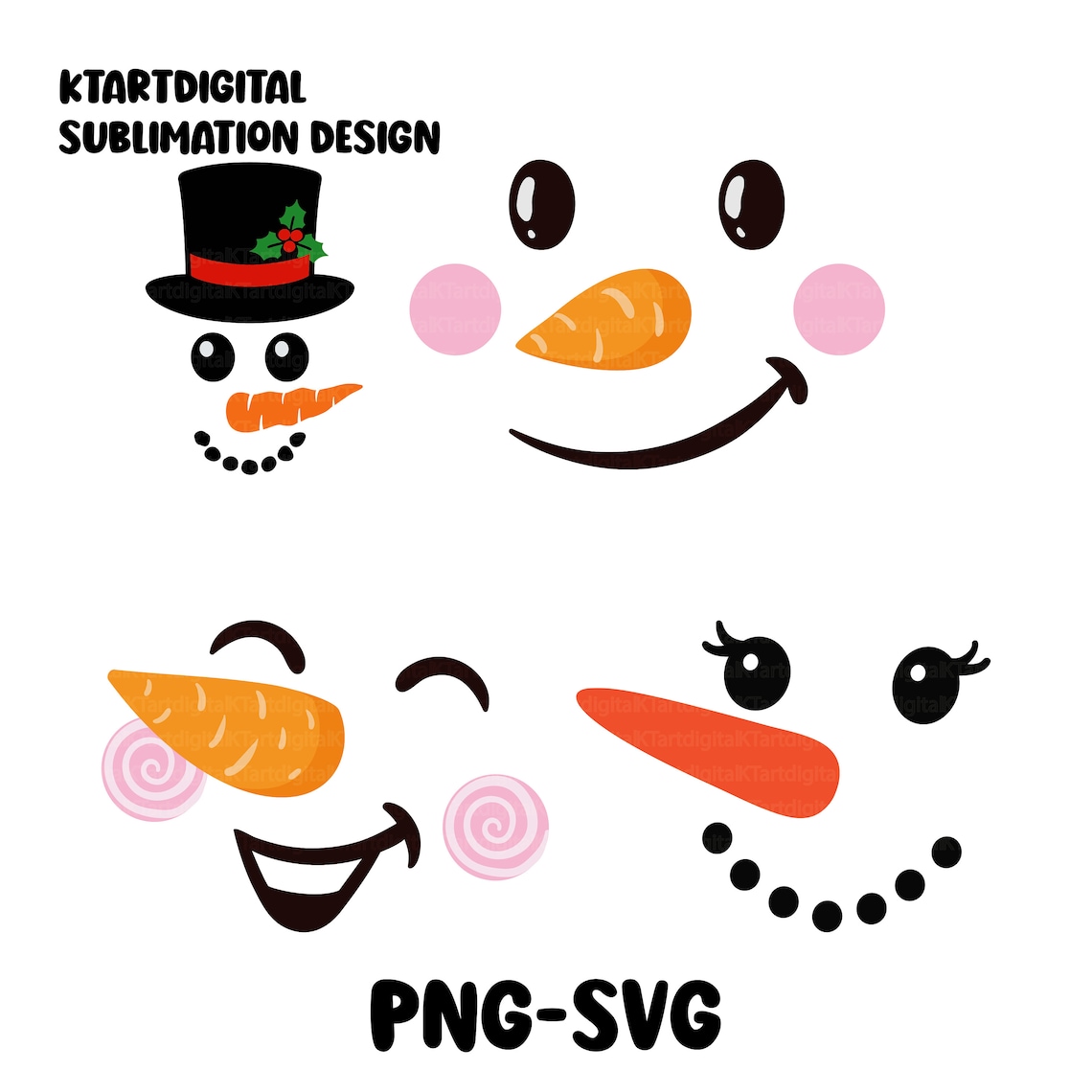 Snowman Faces Svg Snowman Clipart Christmas Svg Snowman Cut File ...