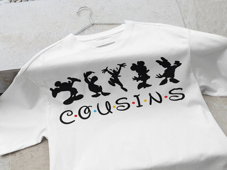 Cousins Cartoon Characters SVG: Family Trip Cut File (PNG) - Etsy