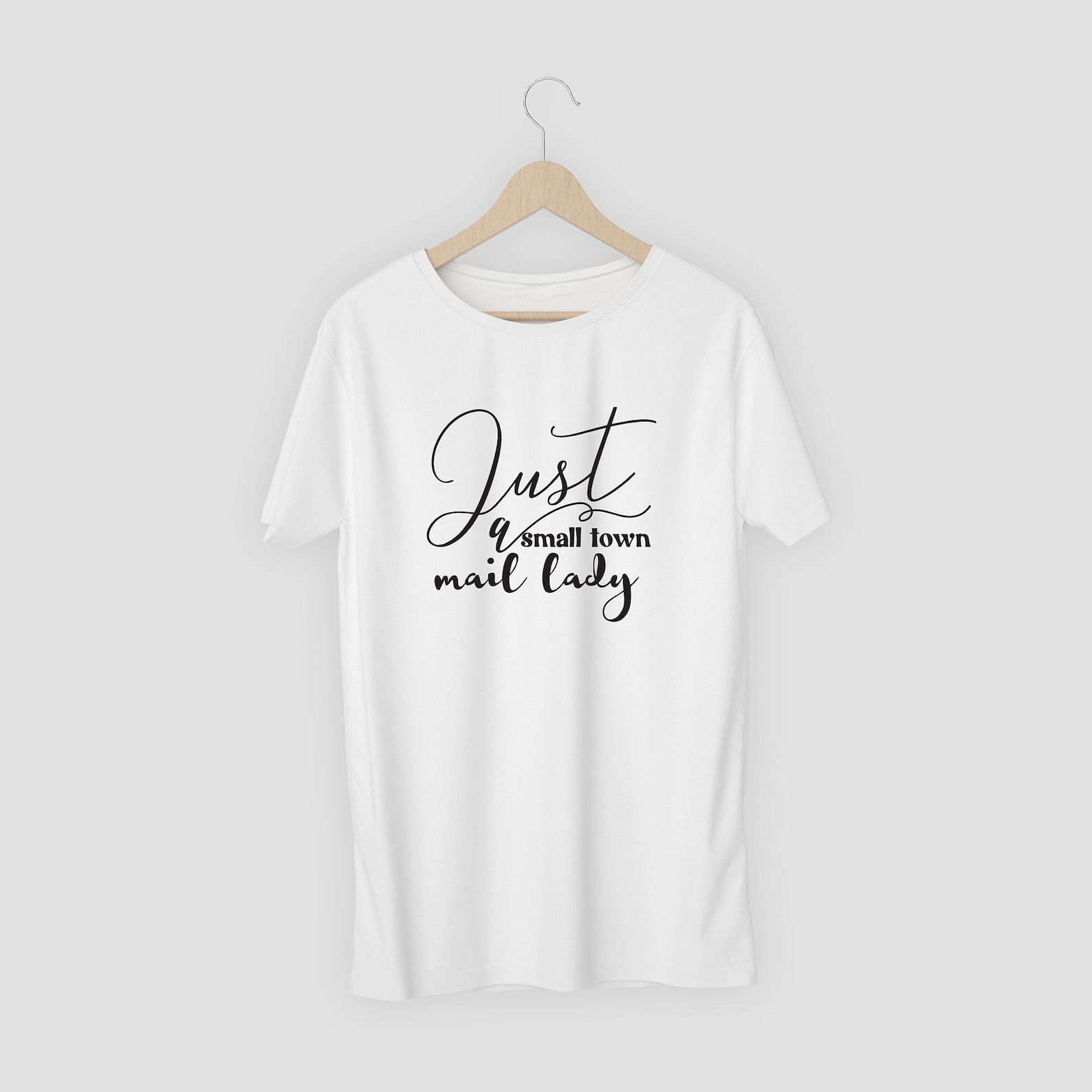 Small Town Mail Lady SVG PNG: Postal Worker Shirt Design (digital ...