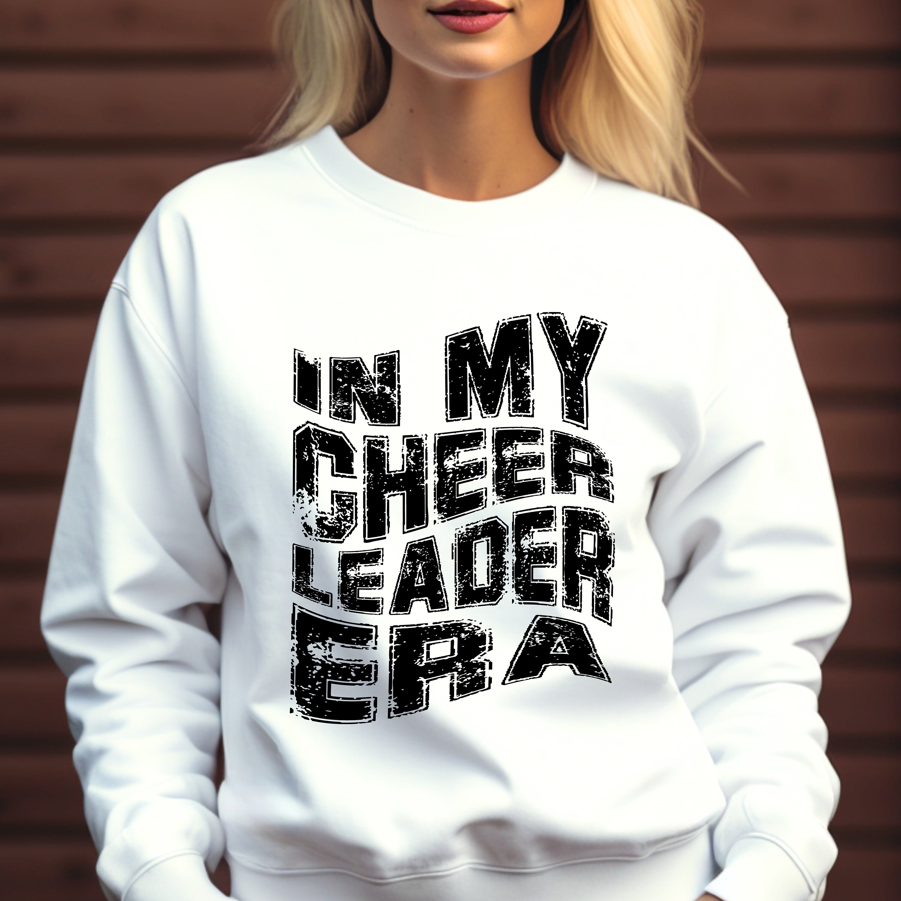 Cheerleader Era Png File in My Cheer Era, Cheer Shirt Design, Cheer ...