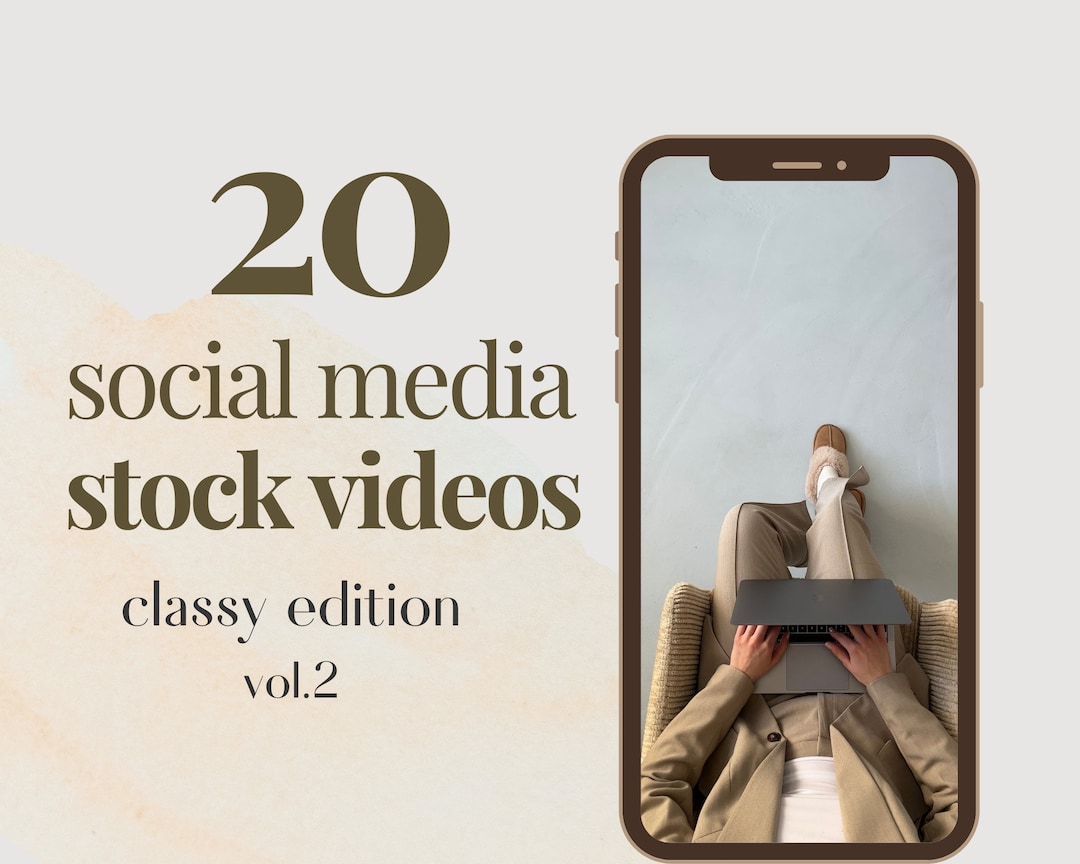 20 Faceless Social Media Stock Videos Bundle | Vertical Aesthetic Video ...