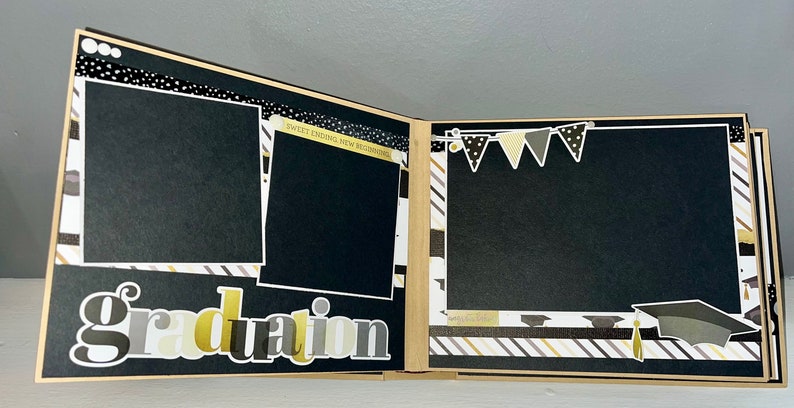Graduation Premade Scrapbook Chipboard Album Graduate - Etsy