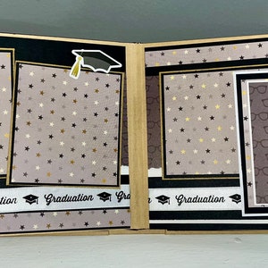 Graduation Premade Scrapbook Chipboard Album -- Graduate - Etsy
