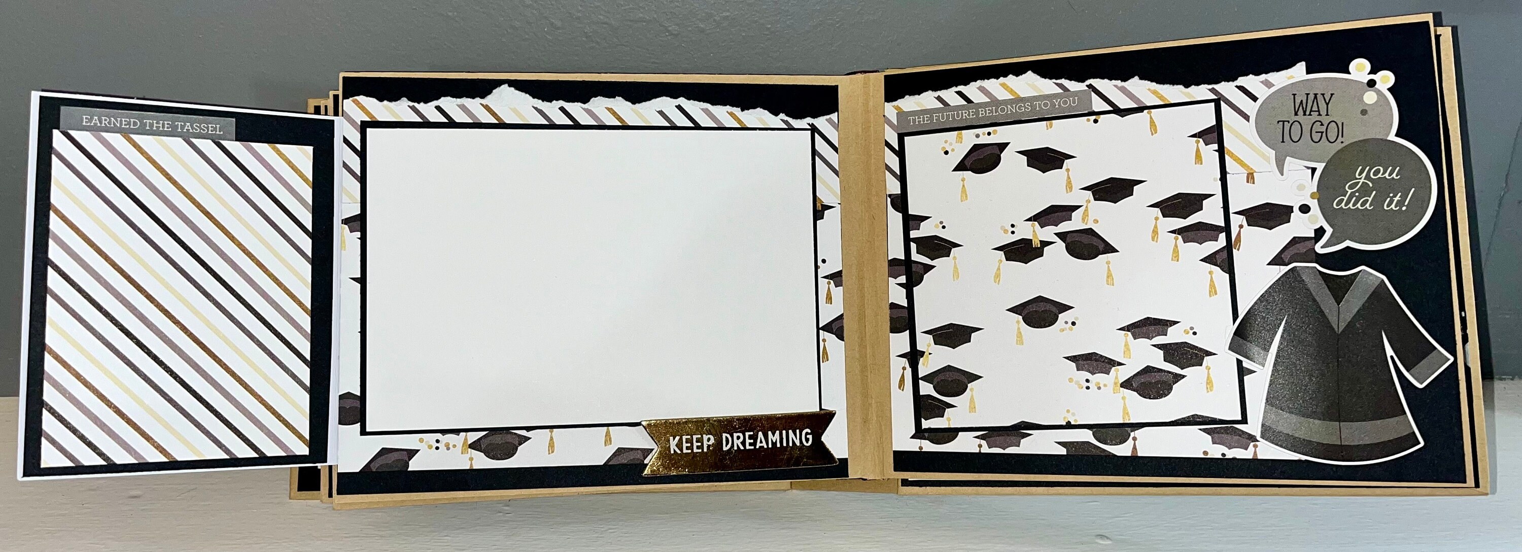 Graduation Premade Scrapbook Chipboard Album Graduate - Etsy