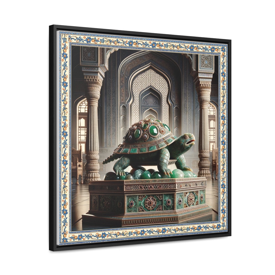 Jade Terrapin of Jahangir, Mughal Art Work, Wall Art, Home Decor ...